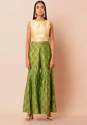 Sharara Pants - Buy Indo Western Sharara Pants Online for Women in ...