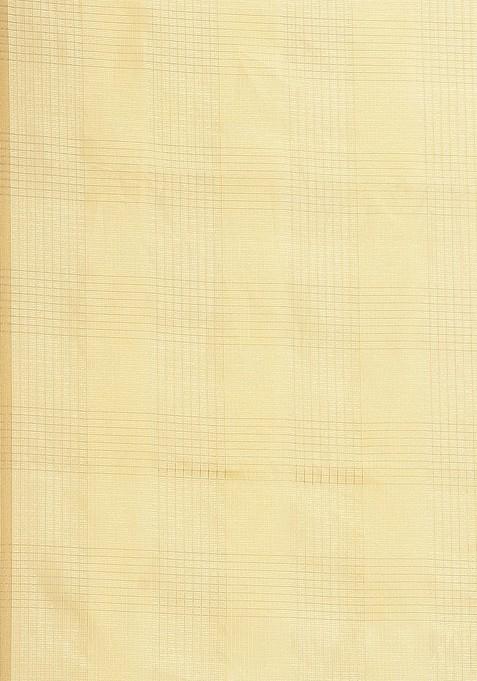 Buy Women Yellow And Black Checked Kota Saree - 14277252 - Sarees - Indya