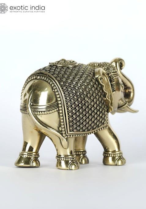 Buy Women Exotic India Gold-Toned Textured Figurine Showpiece ...