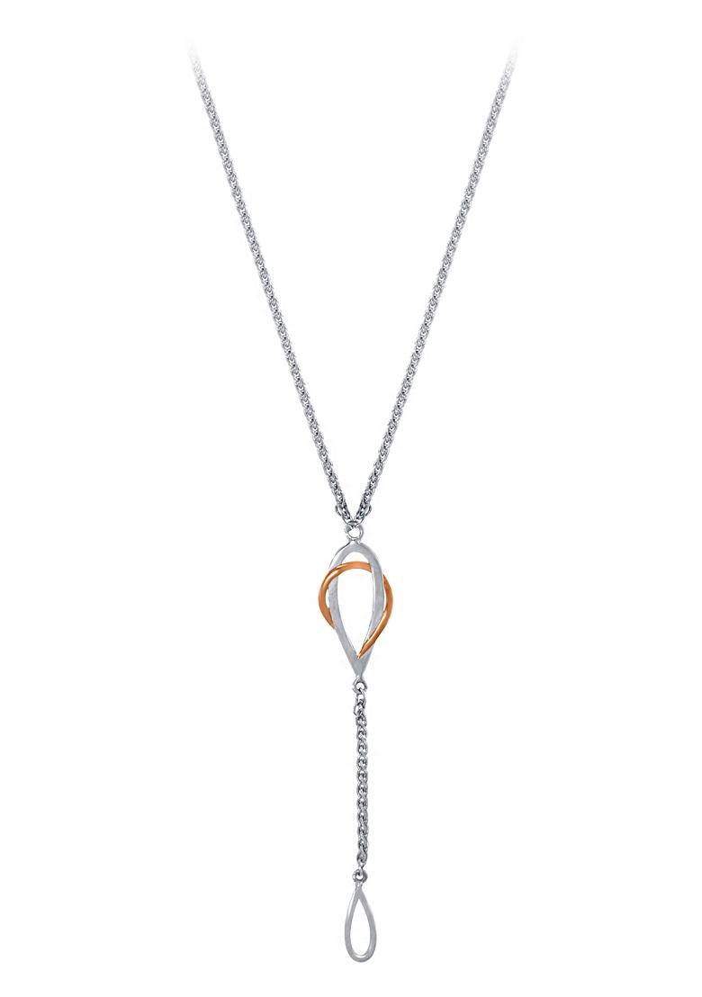 Buy Women Indya X Senco Intertwined Love Platinum Necklace FJN00020 Platinum Necklaces Indya