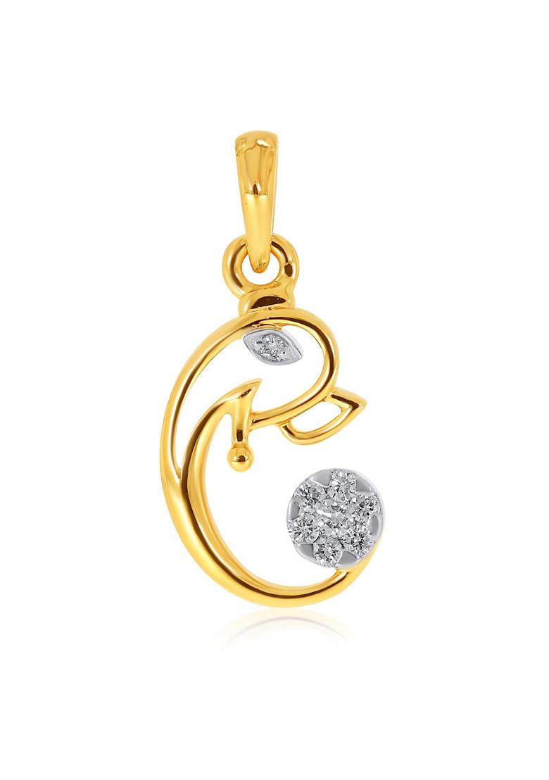 Buy Women Indya X Senco Celestial Ganpati Diamond Pendant FJP00236 Indya X Senco Indya