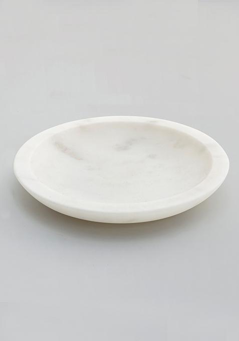 Buy Women White Indian Marble Mishmash Multipurpose Plate - HDR00255 ...