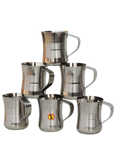 Buy Women Pieces Pure Steel Cup Set - HKW00073 - Kitchen & Dining - Indya