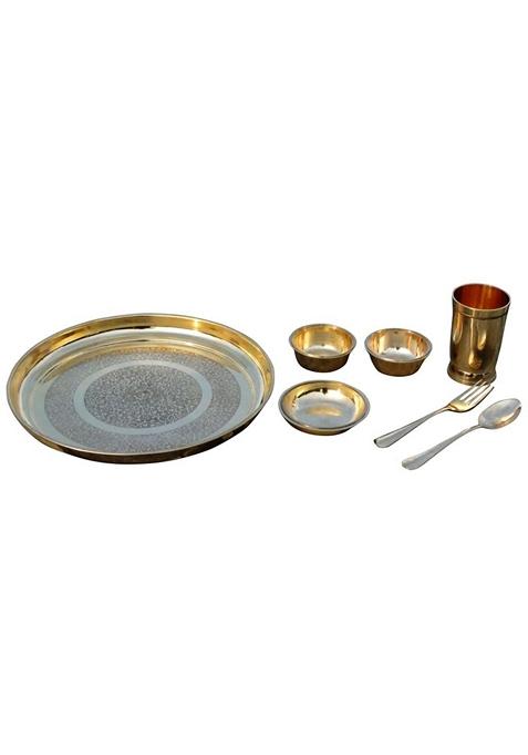 Buy Women Copper Thali - HKW00182 - Kitchen & Dining - Indya