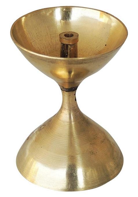 Buy Women Akhand Deepak - HPI00790 - Ritual & Puja Items - Indya