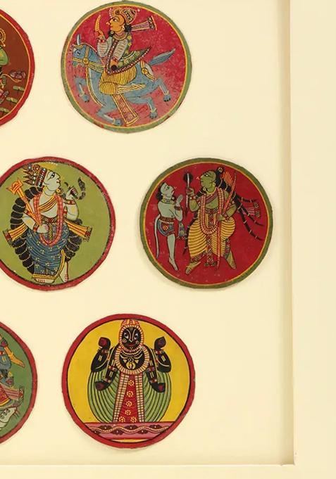 Buy Women Dashavatara The Ten Avatars Of Vishnu Traditional Watercolor ...