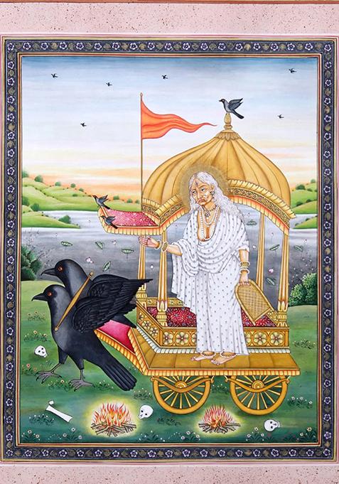 Buy Women Divine Artwork Of The Tantric Goddess Mahavidya Dhumavati ...