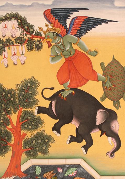 Buy Women Garuda's Flight Mahabharata Epic Scene - HPT01704 - Hindu ...