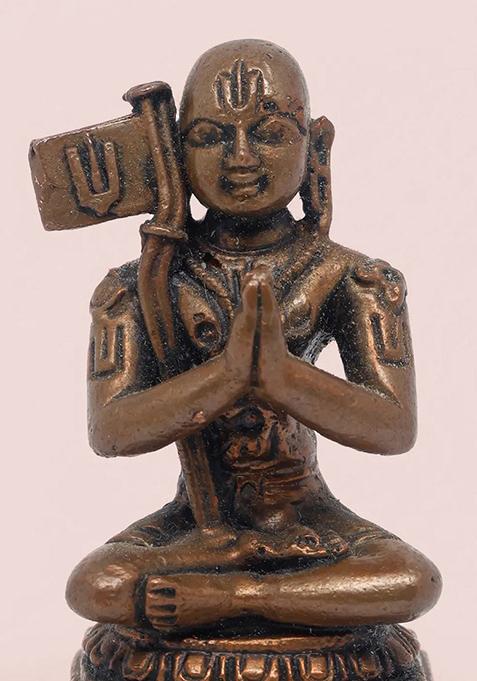 Buy Women Ramanujacharya Copper Statue Hindu Philosopher Idol For ...
