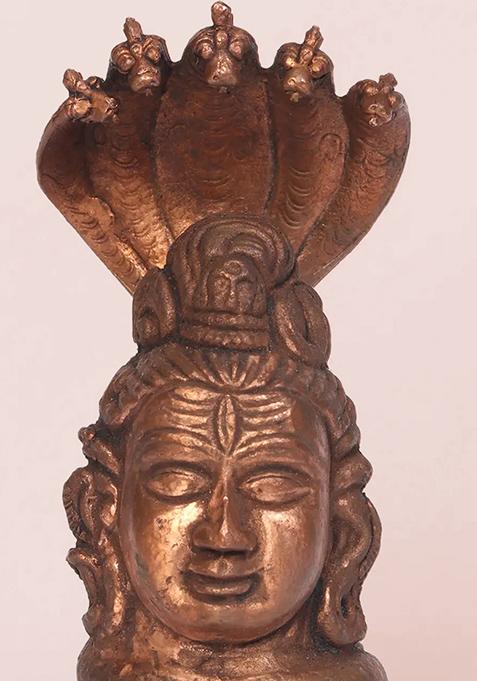 Buy Women Lord Shiva Head Copper Statue - HST00011 - Hindu Gods ...