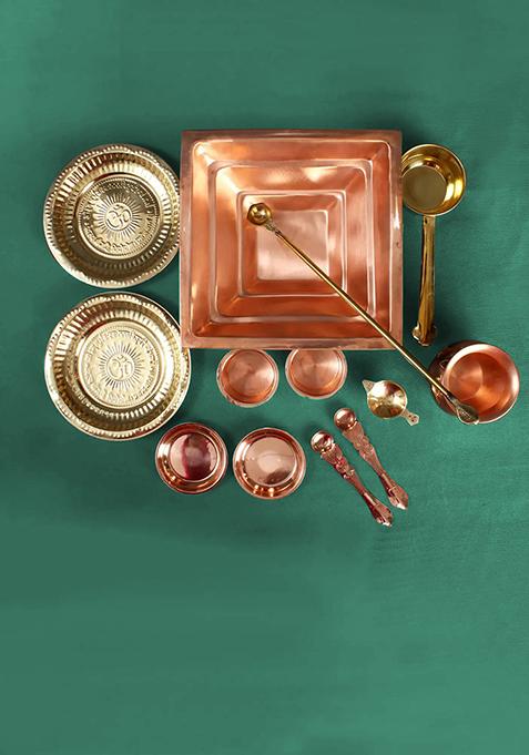 Buy Women 3 Inch Lord Hanuman Copper Idol With Gada Symbol Of Strength ...