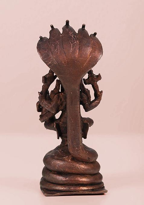 Buy Women 6 Inch Ardhanarishwar Copper Idol Symbol Of Divine Balance ...