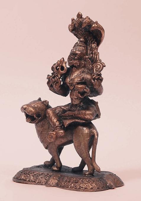 Buy Women 4 Inch Small Lord Garuda Copper Statue Divine Protection And ...