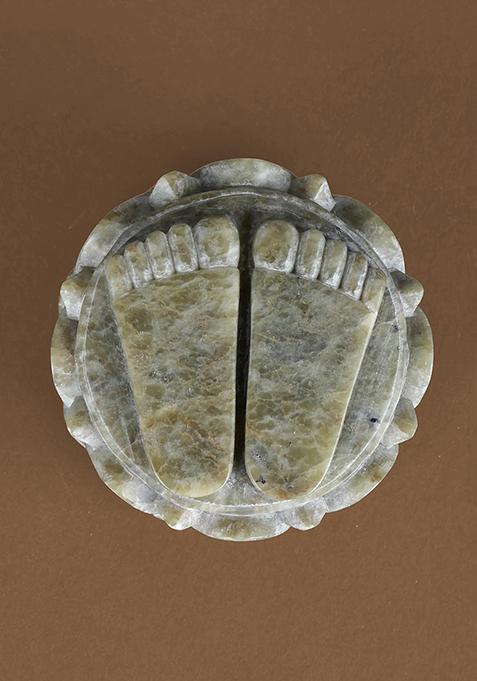Buy Women Banaras Stone Charan Paduka Symbol Of Devotion And Blessings ...