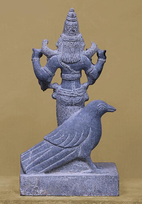 Buy Women Black Granite Shani Graha Statue Planet Saturn Symbol Of ...