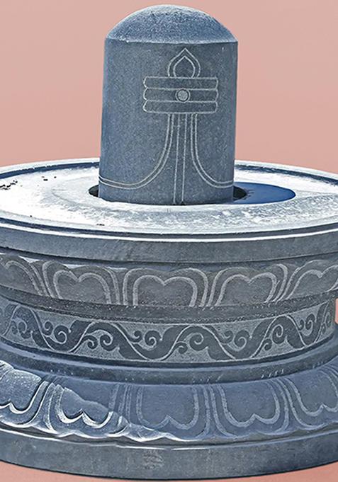 Buy Women 42 Inch Black Granite Shiva Lingam Statue With Shiva Tilak ...