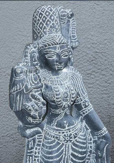 Buy Women 12Inch Standing Goddess Andal Statue - HST00248 - Stone ...