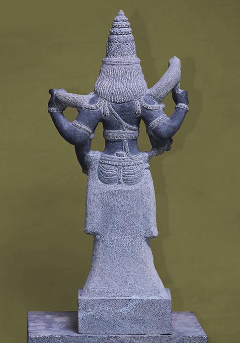Buy Women Brihaspati Graha Idol Hand Carved Granite Stone Statue Of ...
