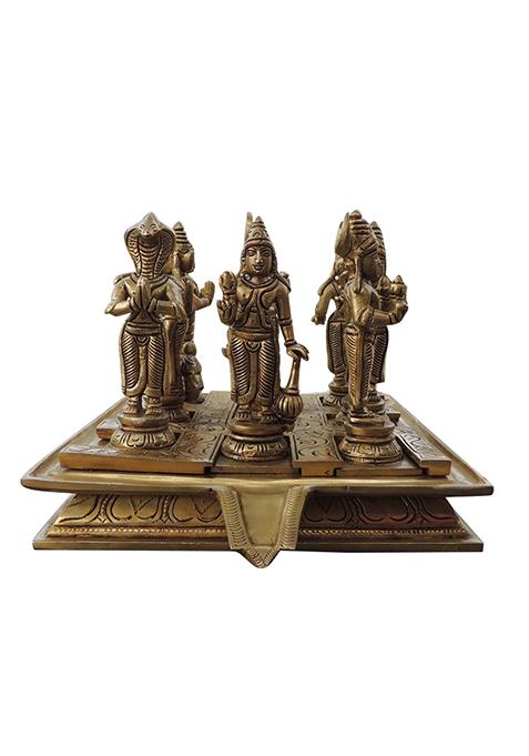 Buy Women Brass Show Piece Planets Navagraha Statue - HST01118 - Brass ...