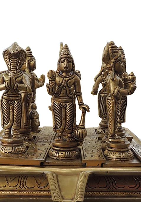 Buy Women Brass Show Piece Planets Navagraha Statue - HST01118 - Brass ...