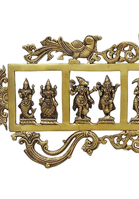 Buy Women Brass Wall Hanging Das Avatar Statue - HST01923 - Brass ...