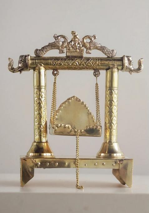 Buy Women Brass Laddu Gopal Jhula For God Idol - HST02289 - Brass ...