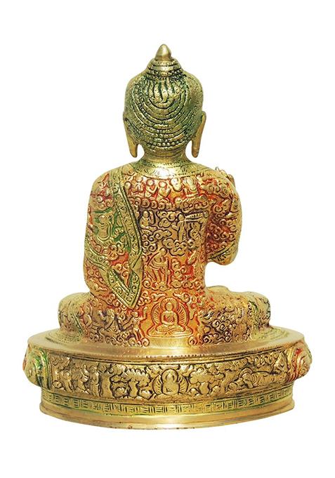 Buy Women Brass Show Piece God Buddha Statue - HST02521 - Brass Statues ...