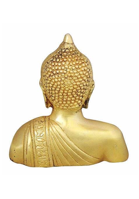 Buy Women Brass Decorative Buddha Half Statue - HST02526 - Brass ...