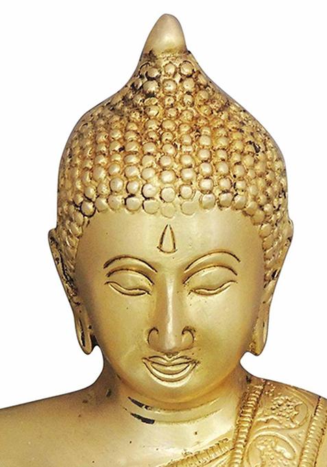 Buy Women Brass Decorative Buddha Half Statue - HST02526 - Brass ...