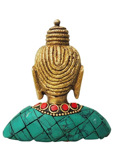 Buy Women Brass Show Piece God Buddha Face Statue - HST02530 - Brass ...