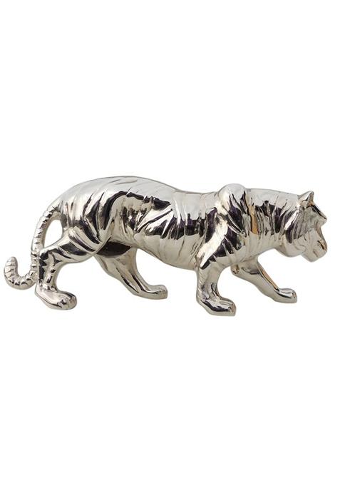 Buy Women Aluminium Home Decorative Tiger Showpiece Statue - HST02598 ...