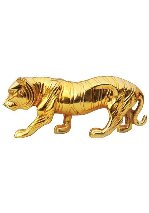 Buy Women Aluminium Home Decorative Tiger Showpiece Statue - HST02600 ...