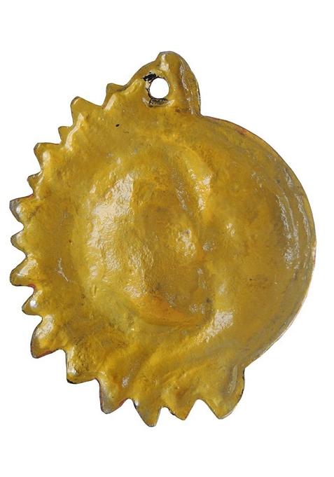 Buy Women Aluminium Wall Hanging Half Surya Sun And Chandrama Moon Face ...