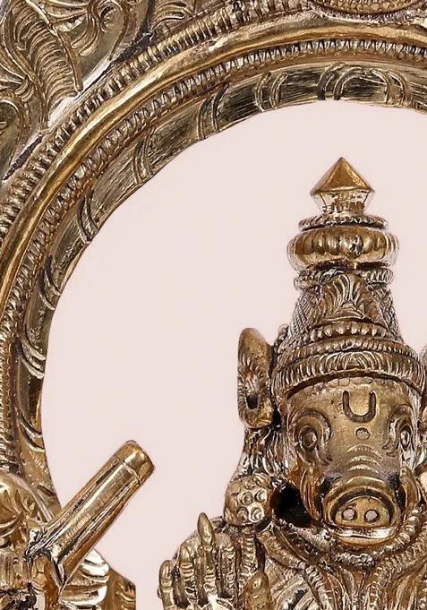 Buy Women Gold Goddess Parvati Varahi Devi Statue - HST02914 - Home ...