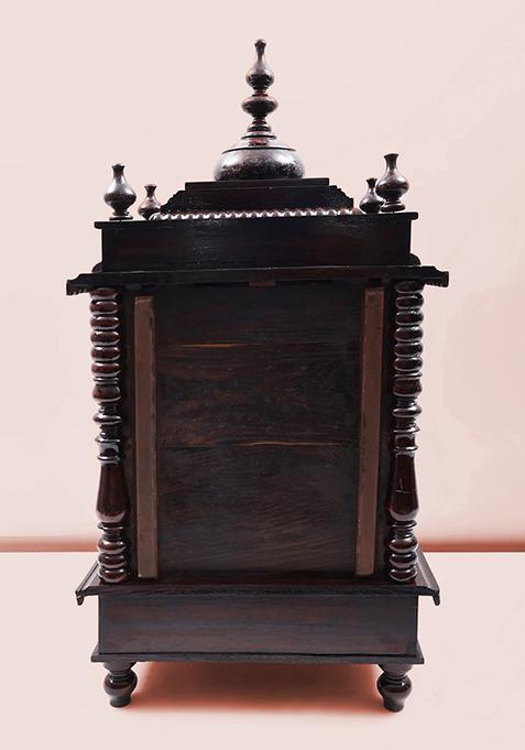 Buy Women 28 Inch Hand Painted Wooden Puja Temple Vibrant - HTM00092 ...