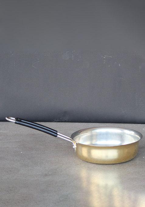 Buy Women Gold Brass Fry Pan With Kalai 1.5 Ltr - HUT00049 - Kitchen ...