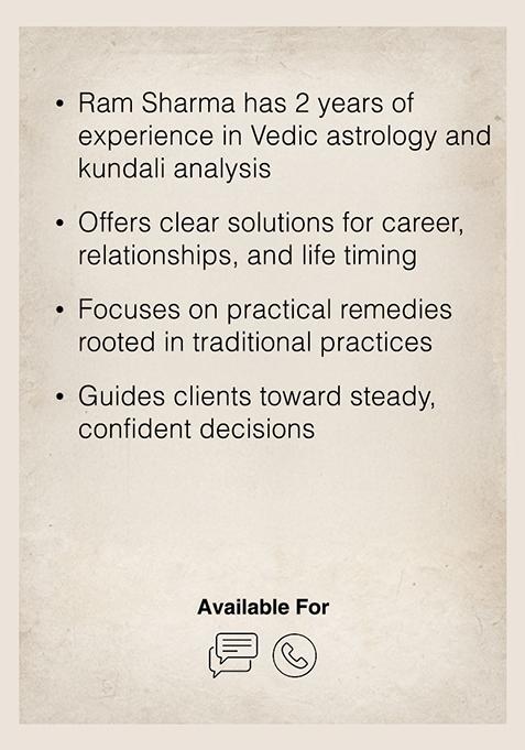 Buy Women Ram Sharma - IAS00028 - Kundali Analysis & Matching - Indya