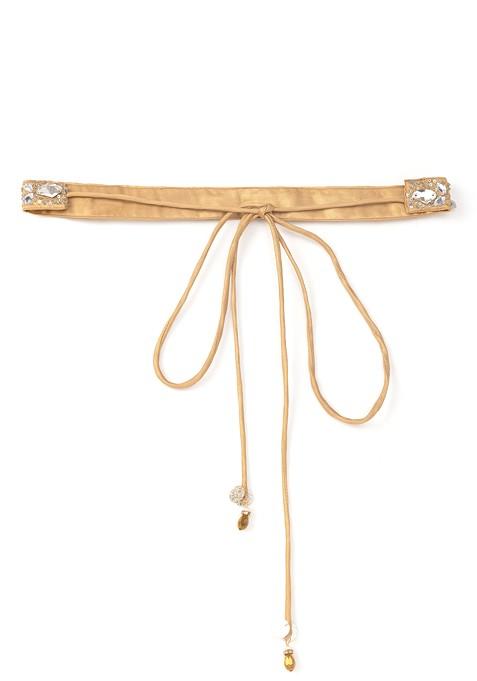 Buy Women Beige Stone Embellished Belt - ILB00046 - Belts - Indya