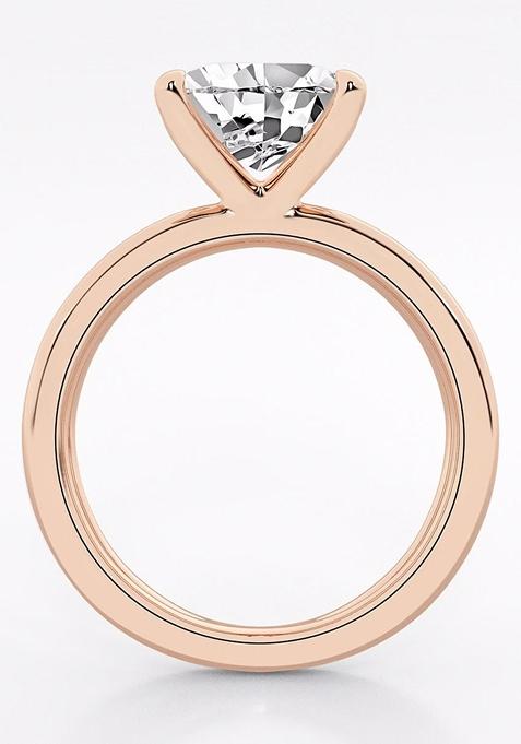 Buy Women 3 Ctw Princess Lab Grown Diamond Crossover Solitaire ...