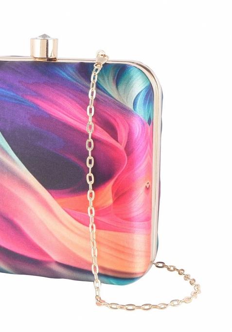 Buy Women Printed Box Clutch - XBG02711 - Gifts for her - Indya