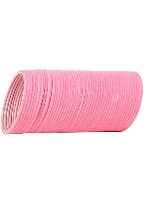 Buy Women Baby Pink Metal Glossy Velvet Bangle Set - XJB0158 - Gifts ...