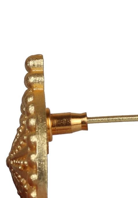 Buy Women Matte Gold Finish Handcrafted Earrings - XJE00099 - Eid ...