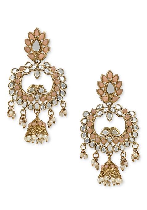 Buy Women Gold Plated Traditional Meenakari Kundan And Stone Studded ...