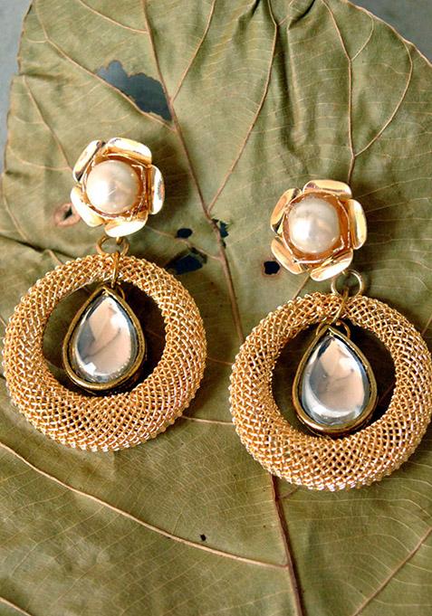 Buy Women Gold Traditional Fuse - XJE03297 - New Arrival - Indya