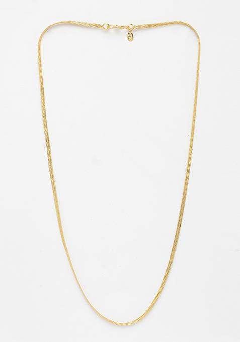 Buy Women Gold Gold Plated Minimal Chain For Men - XJN01185 - South ...