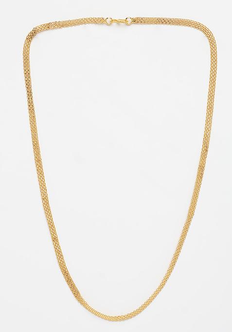 Buy Women Gold Gold Plated Minimal Chain - XJN01197 - South Indian ...