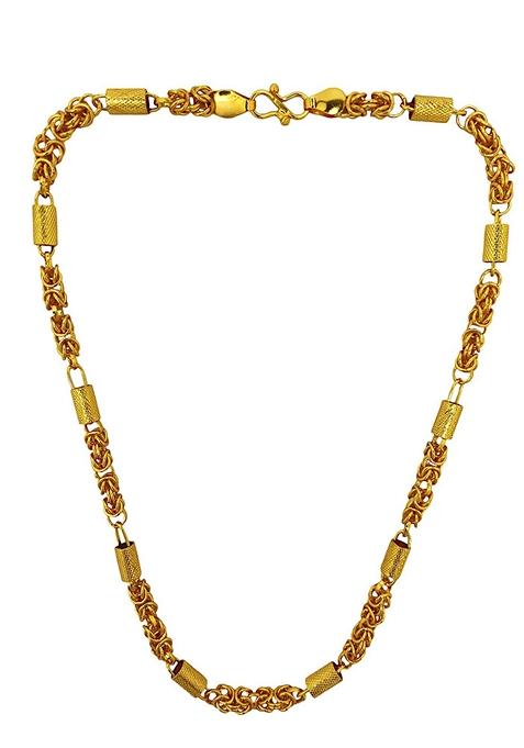 Buy Women Gold Plated Barrel Chain - XJN02364 - Eid Accessories - Indya