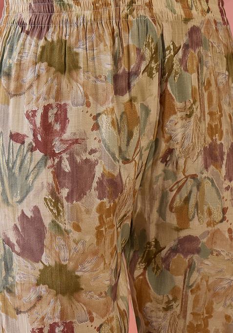 Buy Women Multi Floral Print Muslin Co Ord Set - XKS18654 - Fits for ...