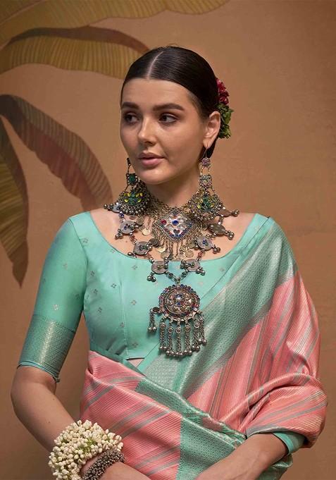 Buy Women Pink Embroidered Poly Blend Sarees - XSR34435 - Plus Size ...