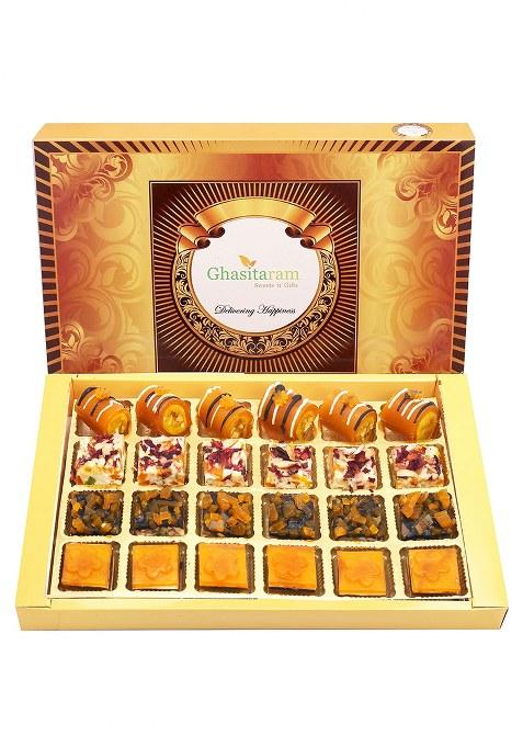 Buy Women Ghasitaram Assorted Mango Delight Sweets 12 Pcs - YFD20849 ...